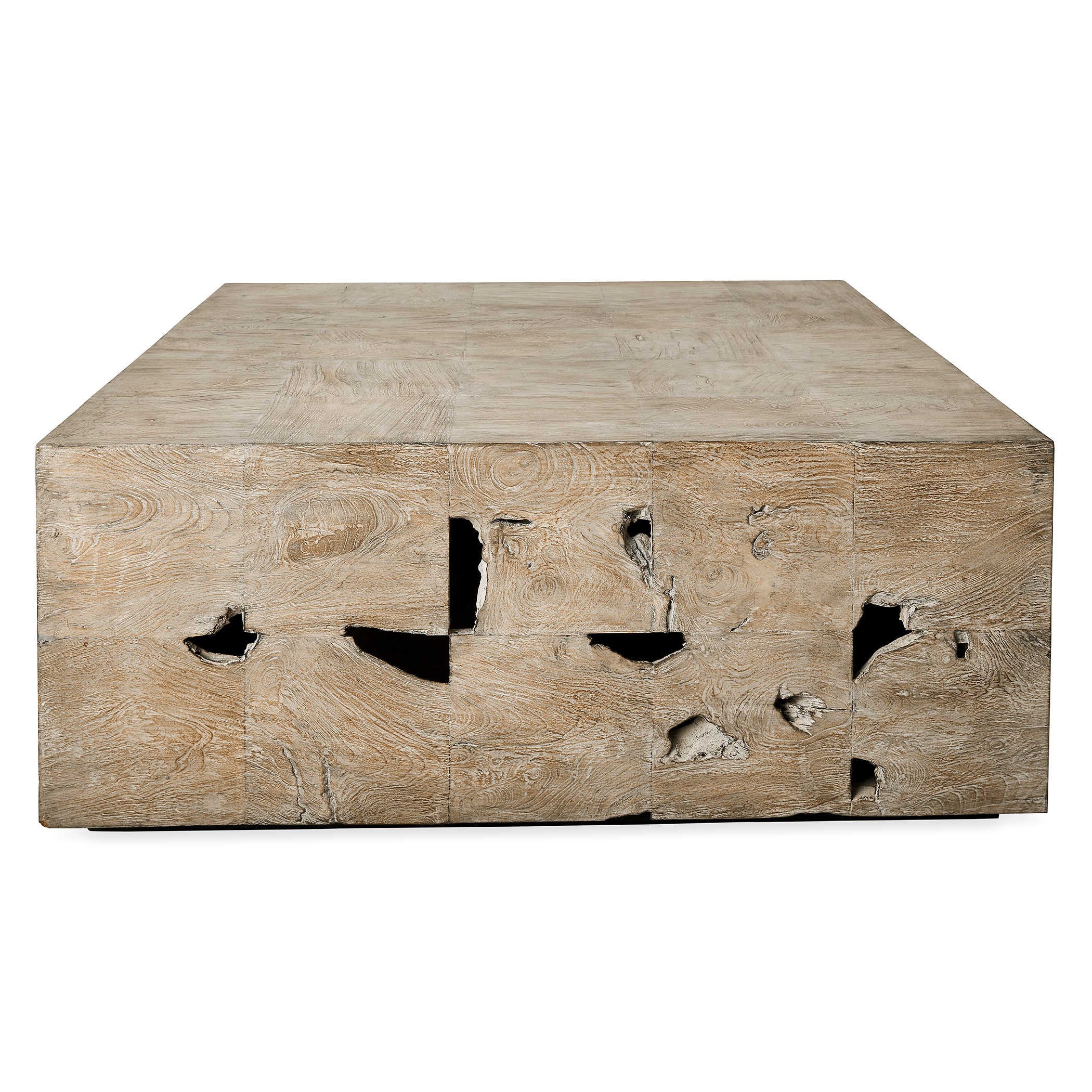 Teak Tac Toe Coffee Table | Fringed Benefits Design